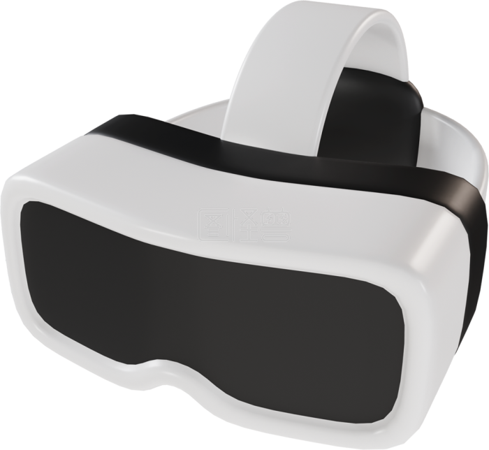 C4D智能设备VR眼镜手提式3D渲染-背景素材图片-图怪兽