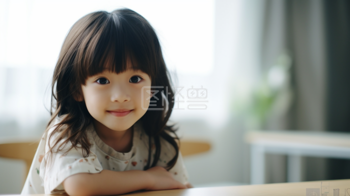 可爱女孩人像摄影-背景素材图片-图怪兽