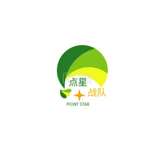 电竞战队-绿橙色大气电竞游戏战队logo'在线图片制作-图怪兽