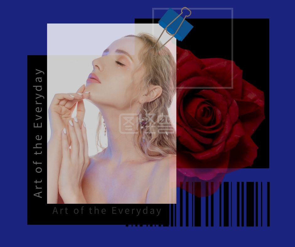 社交媒体-摄影文艺清新复古简约社交媒体在线图片制作-图怪兽