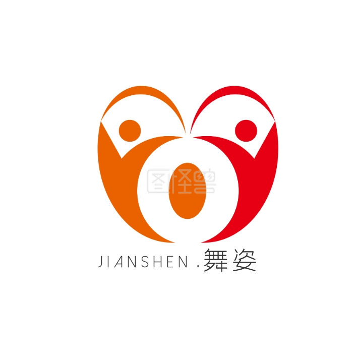 健康培训-健康舞姿培训logo设计在线图片制作-图怪兽